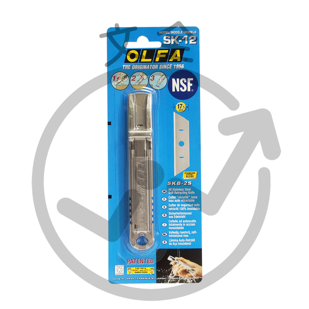 OLFA 不鏽鋼安全工作刀 - 文全